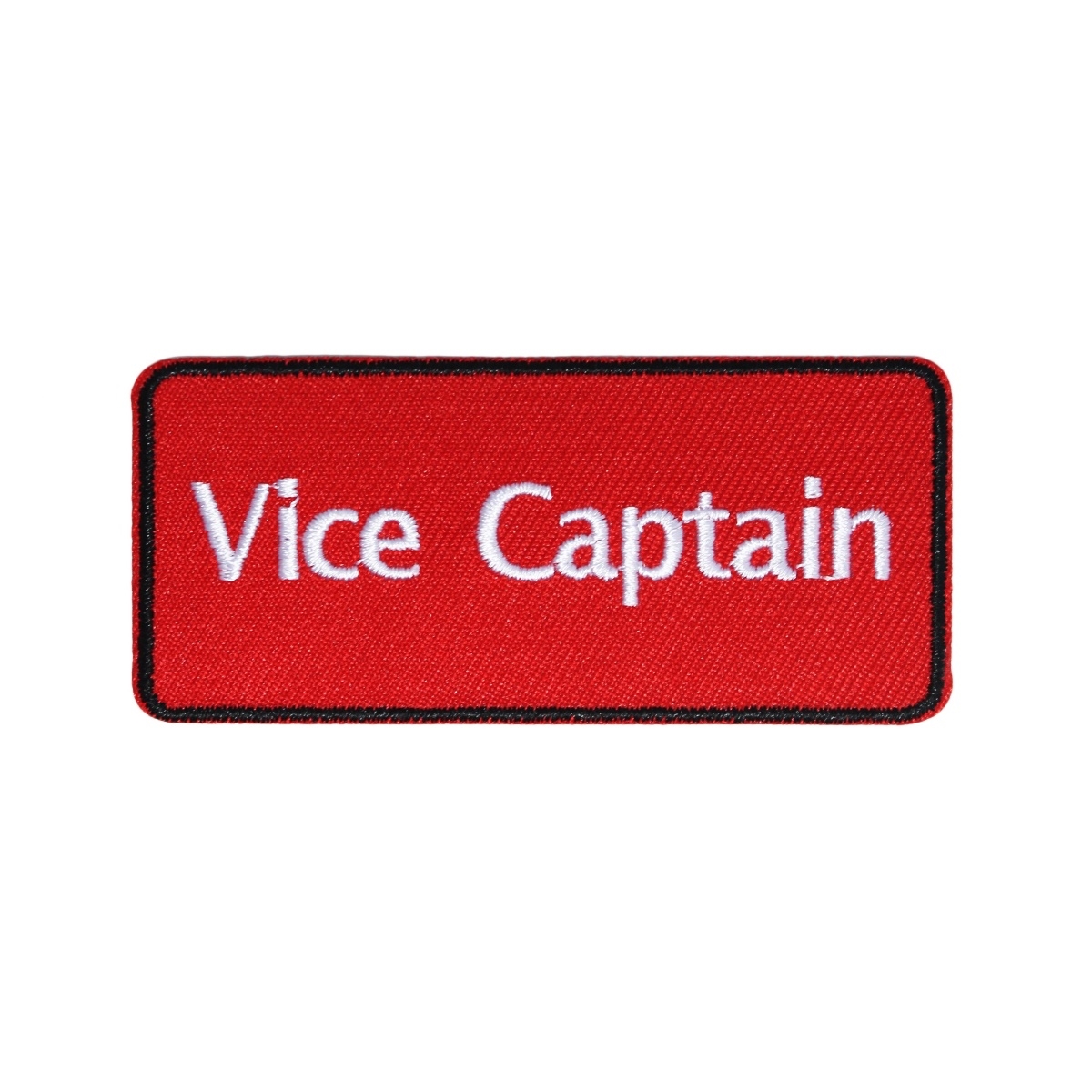 Vice Captain Red Team Patch Sports Clubs Assistant Embroidered Iron On ...