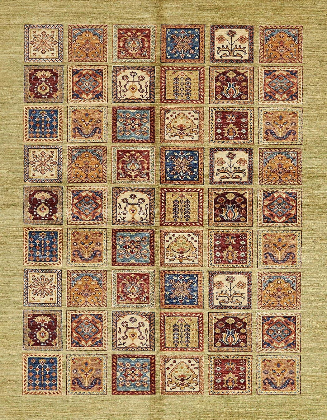 Ahgly Company Indoor Rectangle Abstract Metallic Gold Abstract Area ...