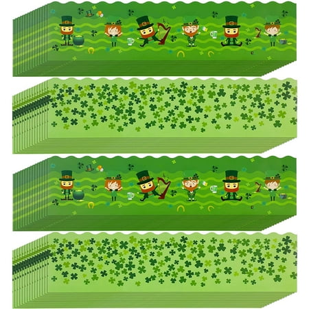 60 Pieces St. Patrick Day Bulletin Board Border 59 ft in Total ...