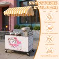 golytefs Pushcart Foldable Portable Market Street Food Vendor Stalls ...
