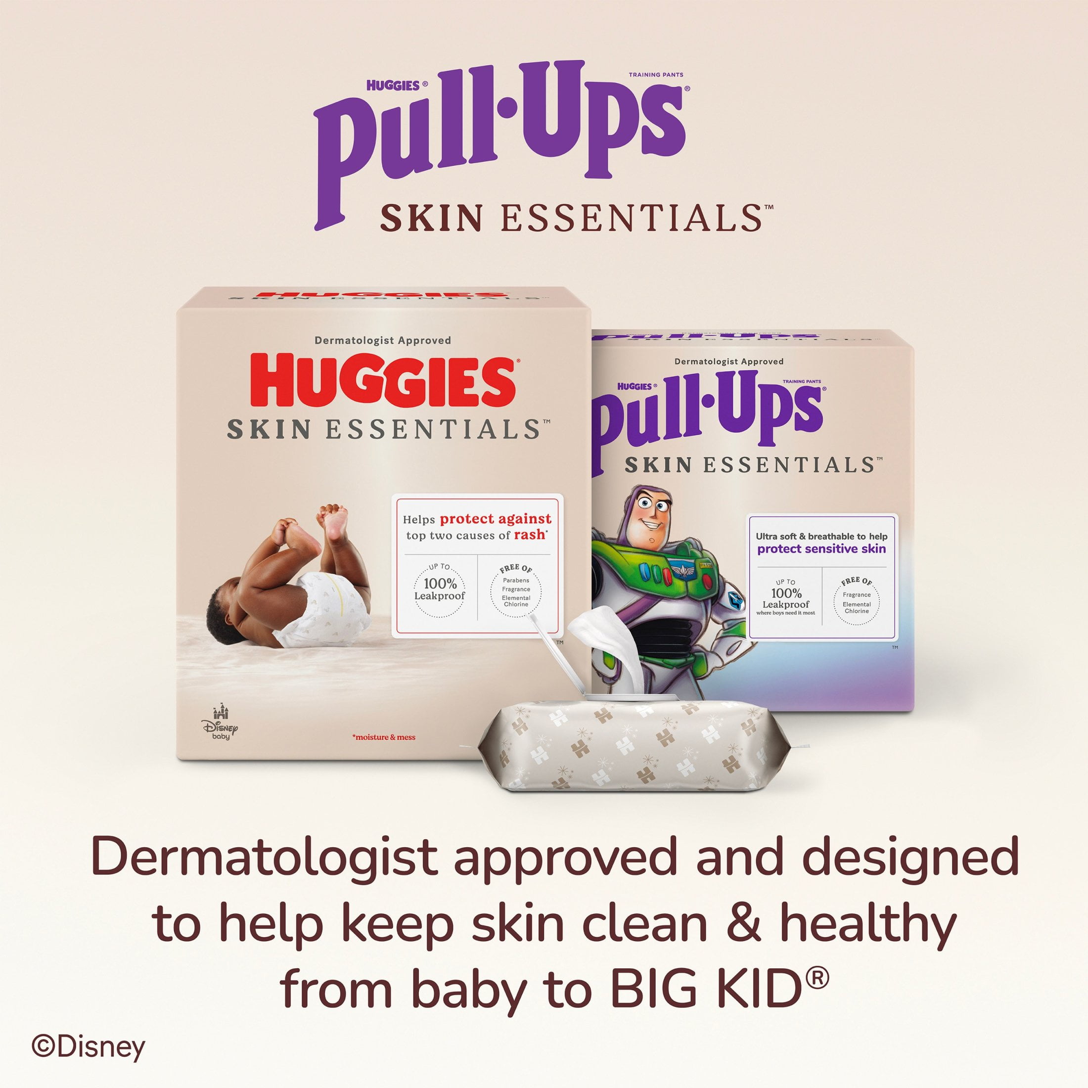 Pull-Ups Girls' Skin Essentials Potty Training Pants, 2T-3T (16-34 lbs ...