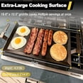 Large Carbon Steel Griddle for Outdoor Gas Grill, Induction, Gas ...
