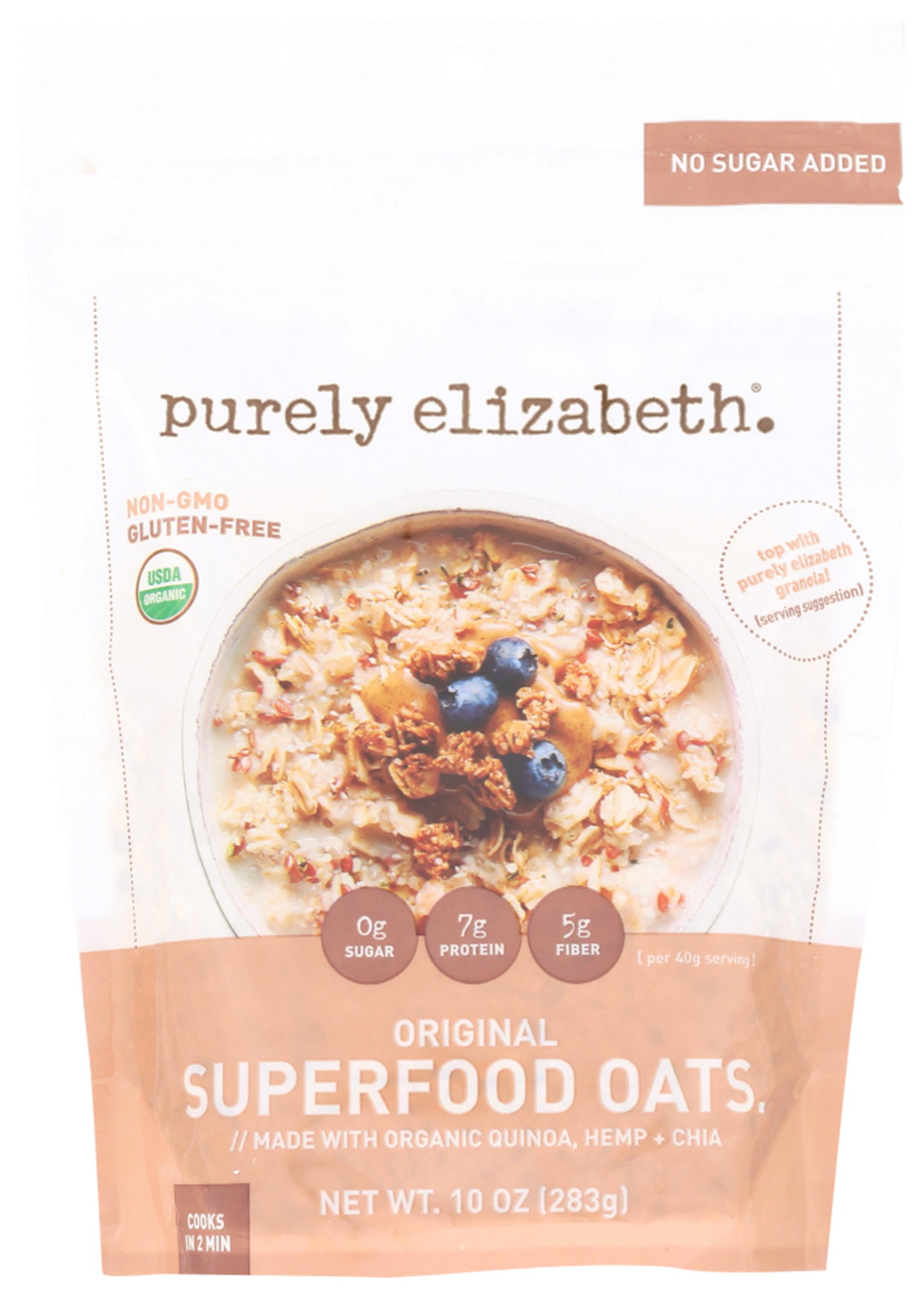 Purely Elizabeth Oatmeal Pouch, 10 oz - Walmart.com