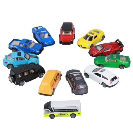 Alloy Car Model, 12pcs Portable Sports Car Toy Set Pull Back Compact ...