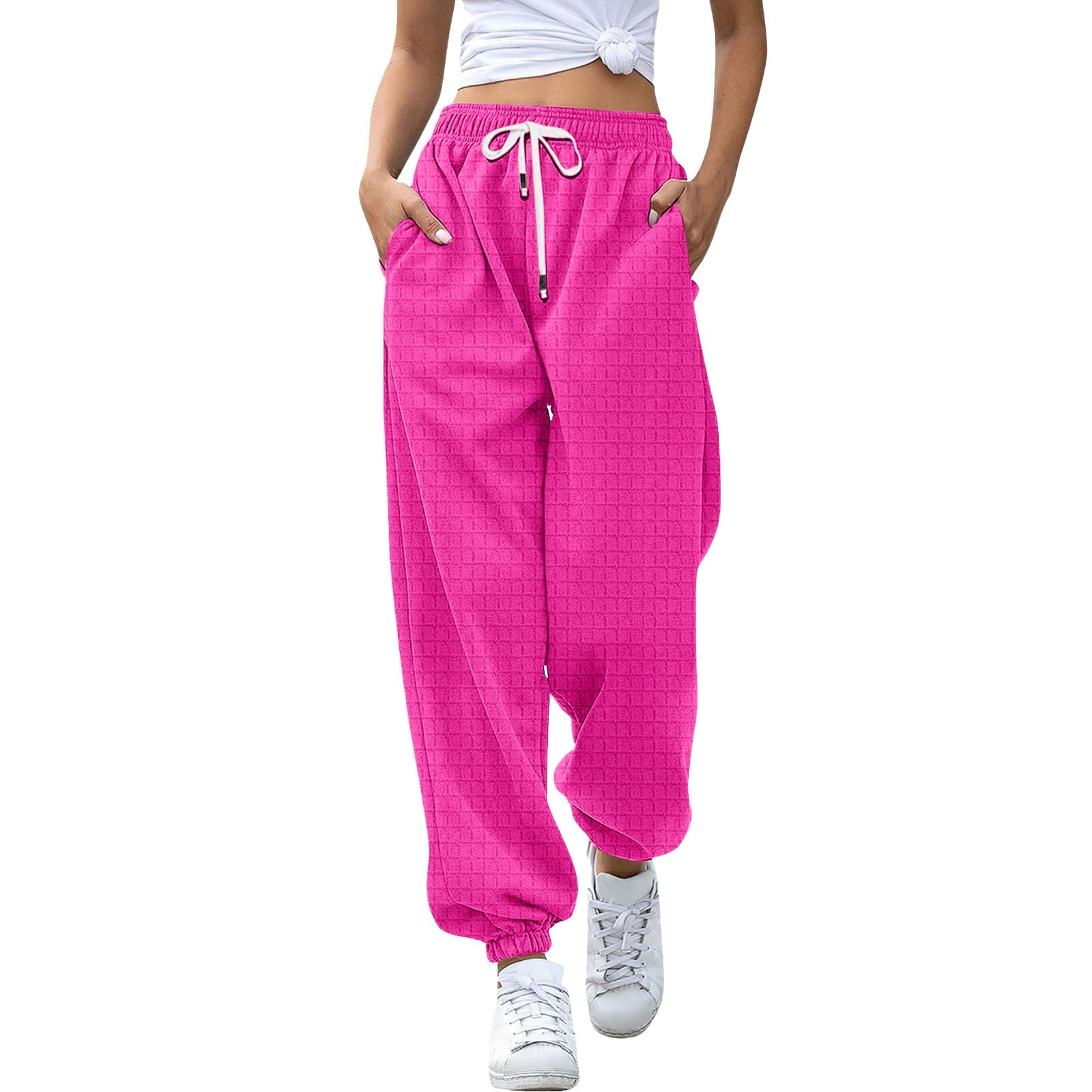 Click here for Manxivoo Womens High Waisted Wide Leg Joggers With... prices