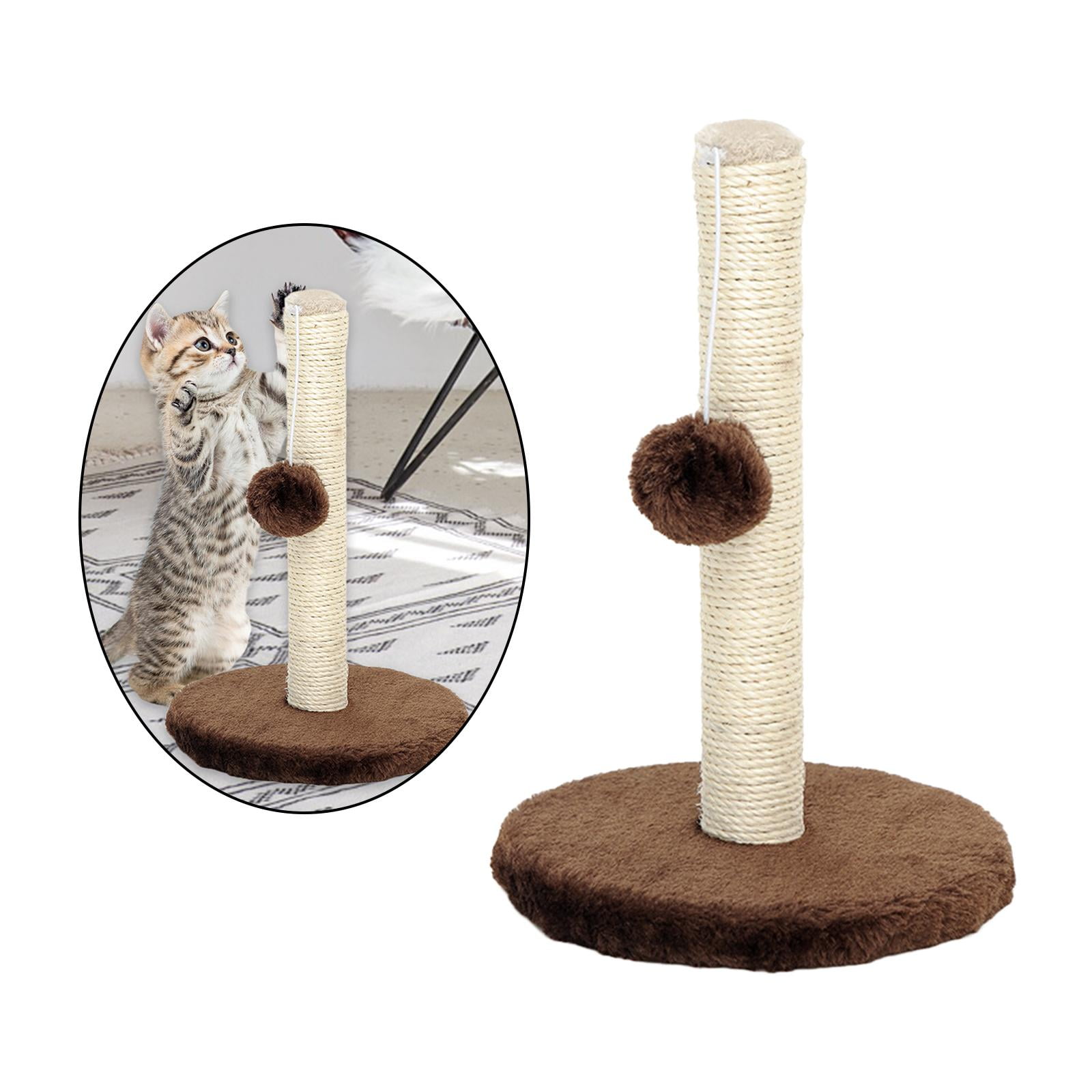 12'' Stable Cat scratching Scratcher Pole Scratcher Dangling Ball ...