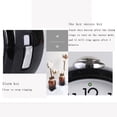 Analog Alarm Clock for Bedrooms Non Ticking with Night Light Snooze ...