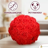 25 Folly Red 9.5" Artificial Roses W/ Stems - Award-Winning, Gorgeous ...