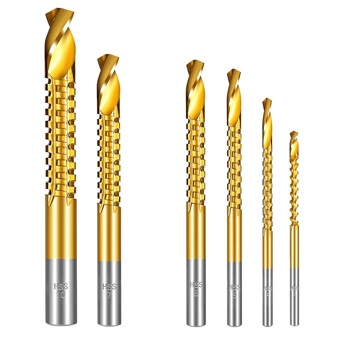 Click here for Unbranded 7pcs Titanium Coated Hss Twist Drill Bit... prices