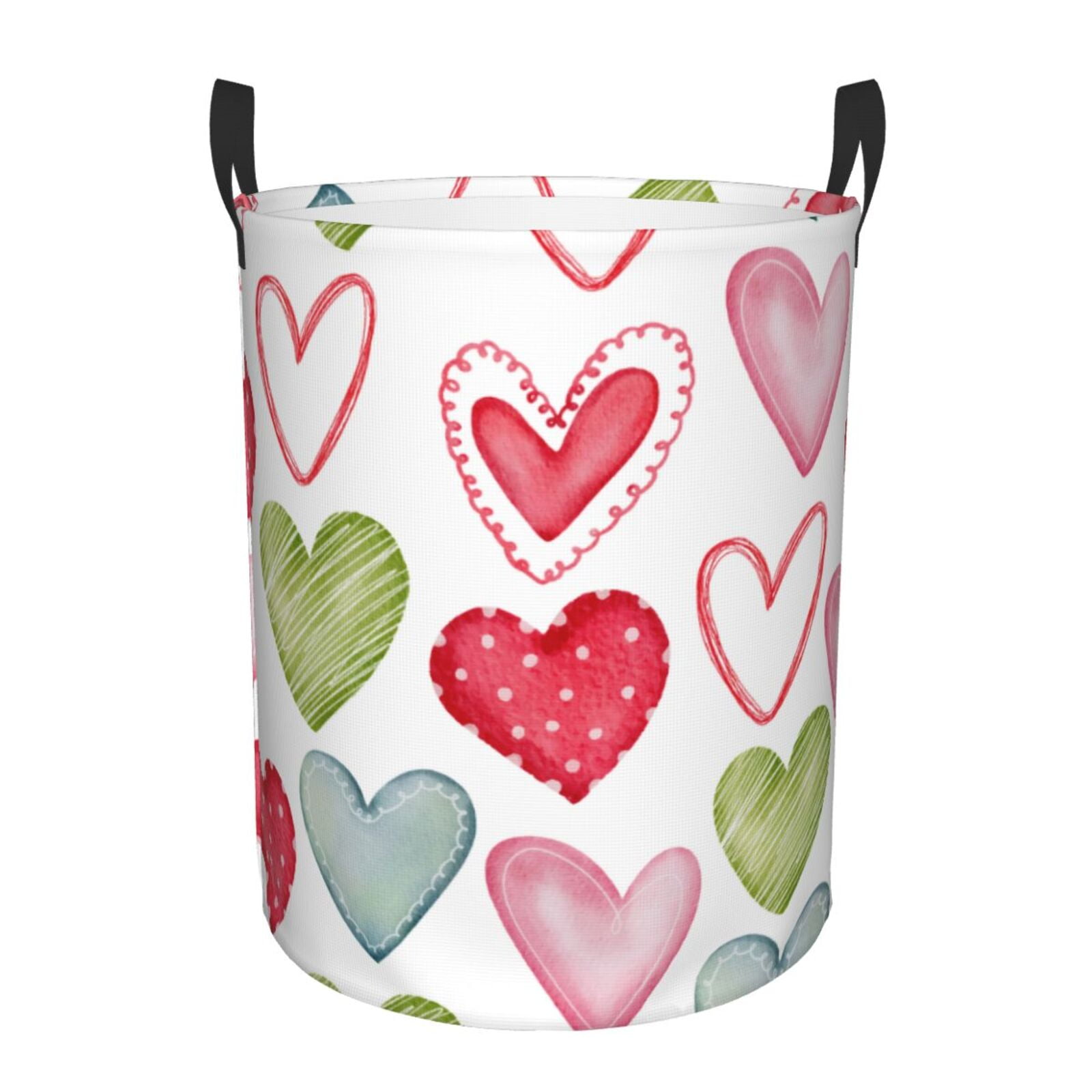 ZNDUO Round Laundry Basket, Waterproof Collapsible Laundry Baskets with ...