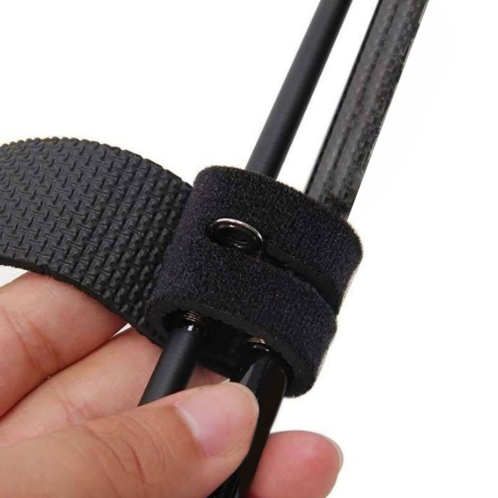 Fishing Rod Tie Magic Tape Fixing Strap Belt Wrapping Band Pole Holder ...