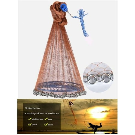 Fishing Nets, Fish Cast Net,American Hand Throw Fish Nets Casting ...