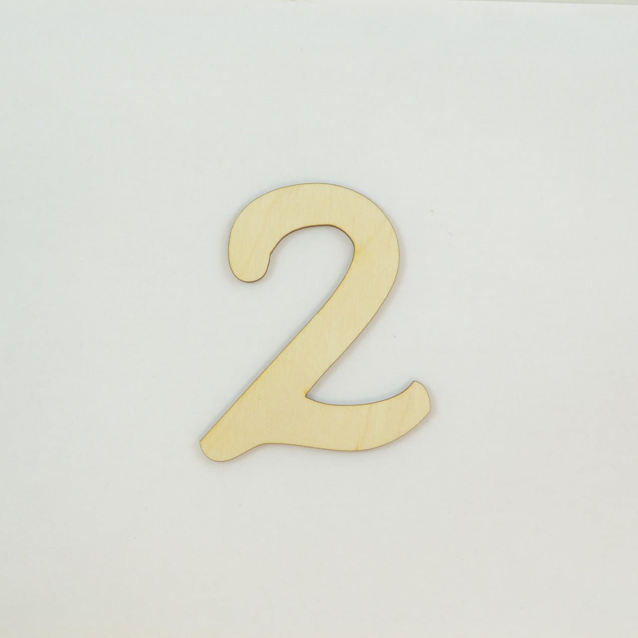 1 Pc, 12 Inch X 1/4 Inch Thick Walt Disney Numbers 2 For Kids Rooms ...