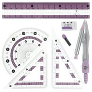 BAZIC Plastic Ruler 12" (30cm) w/ Multiplication Table, (4/Pack), 2 ...