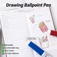 Beforeyayn 30-Color Ballpoint Pen Set, Multi-Color Soft Grip Markers ...