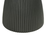 MgO Concrete Outdoor Side Table - Matte Black - Walmart.com
