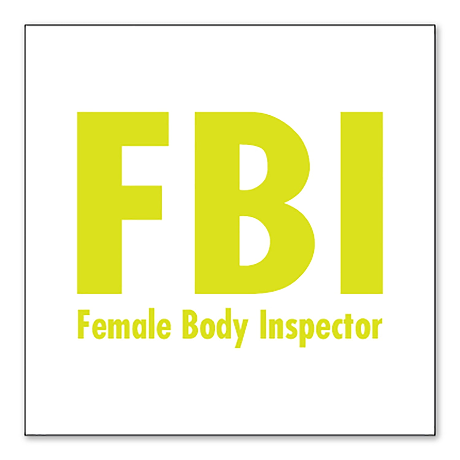 DistinctInk Custom Bumper Sticker - 10" x 10" Decorative Decal - White ...