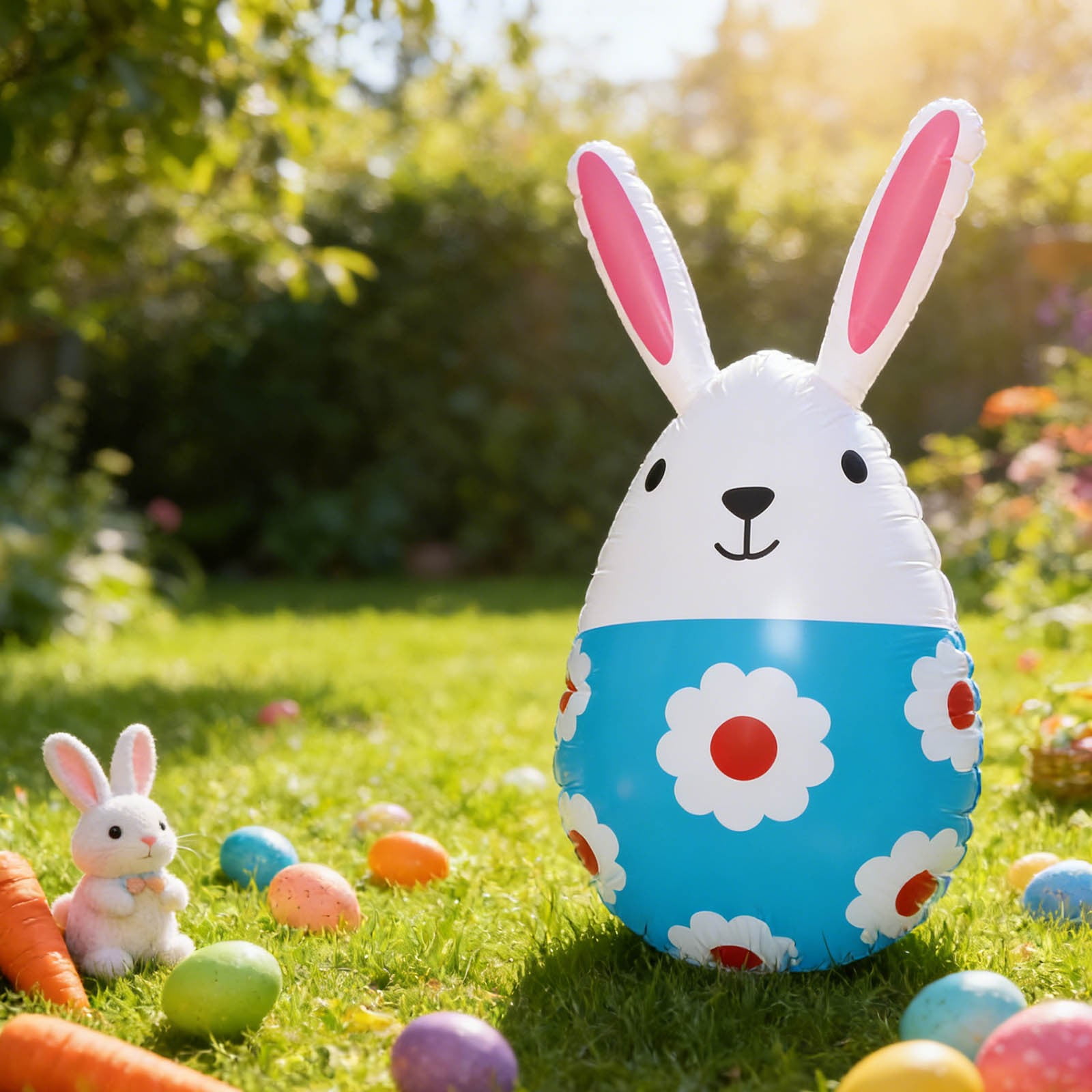 Click here for Jiangai Easter Inflatable Bunny Rabbit With Colorf... prices