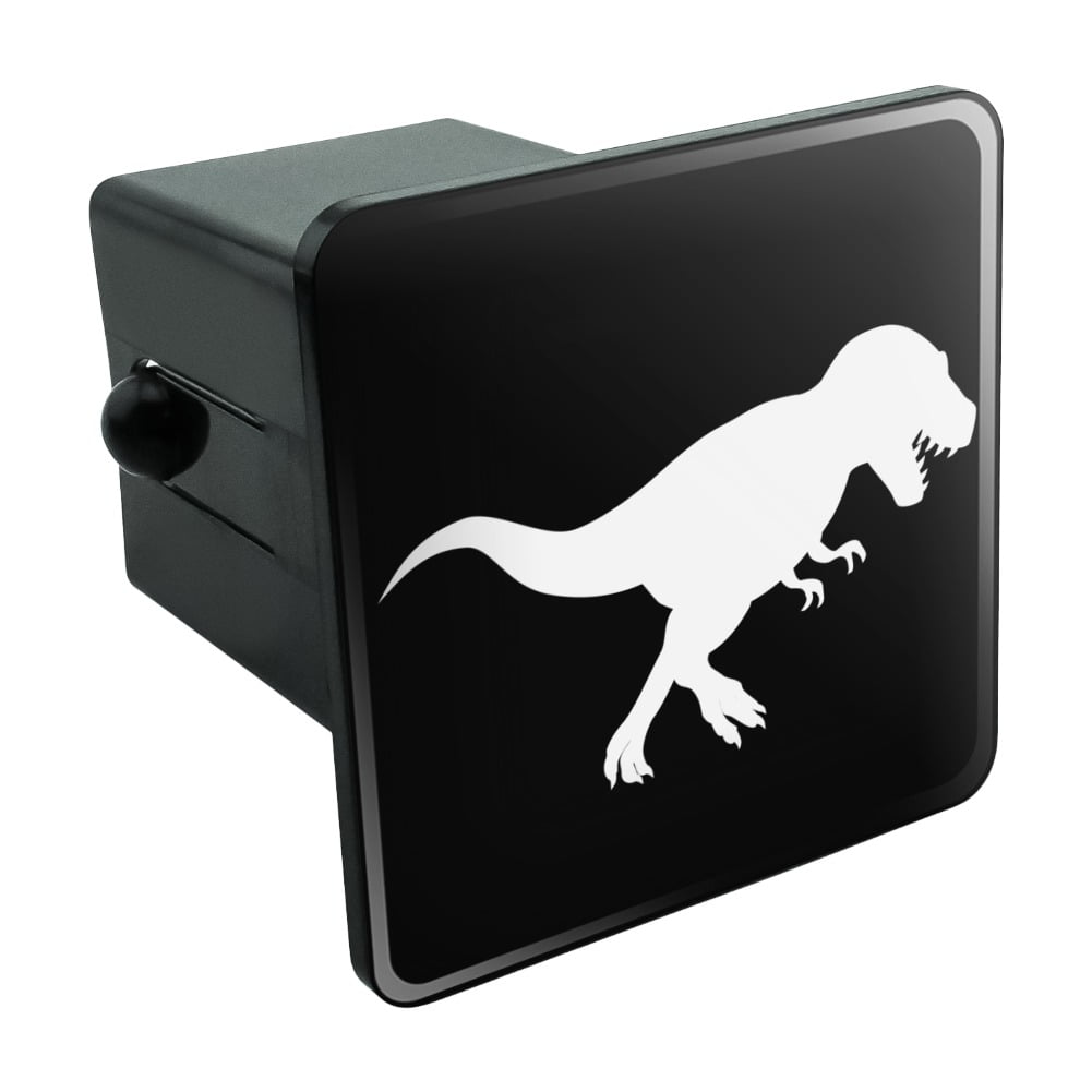 Dinosaur Tyrannosaurus Rex Black White Tow Trailer Hitch Cover Plug ...