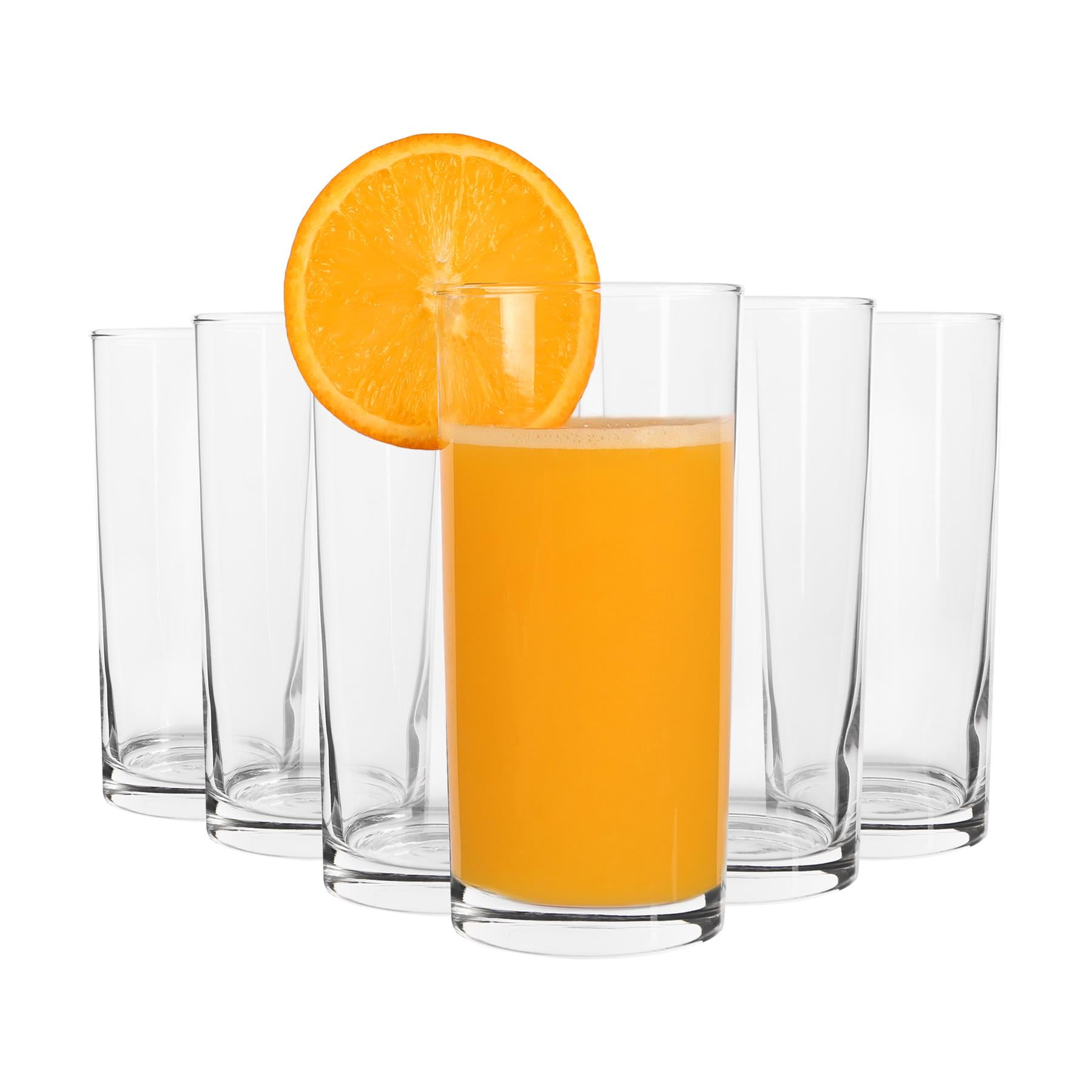 6x 285ml Classic Highball Glasses T Short Kitchen Cocktail Tumbler Drinking Glass Whiskey