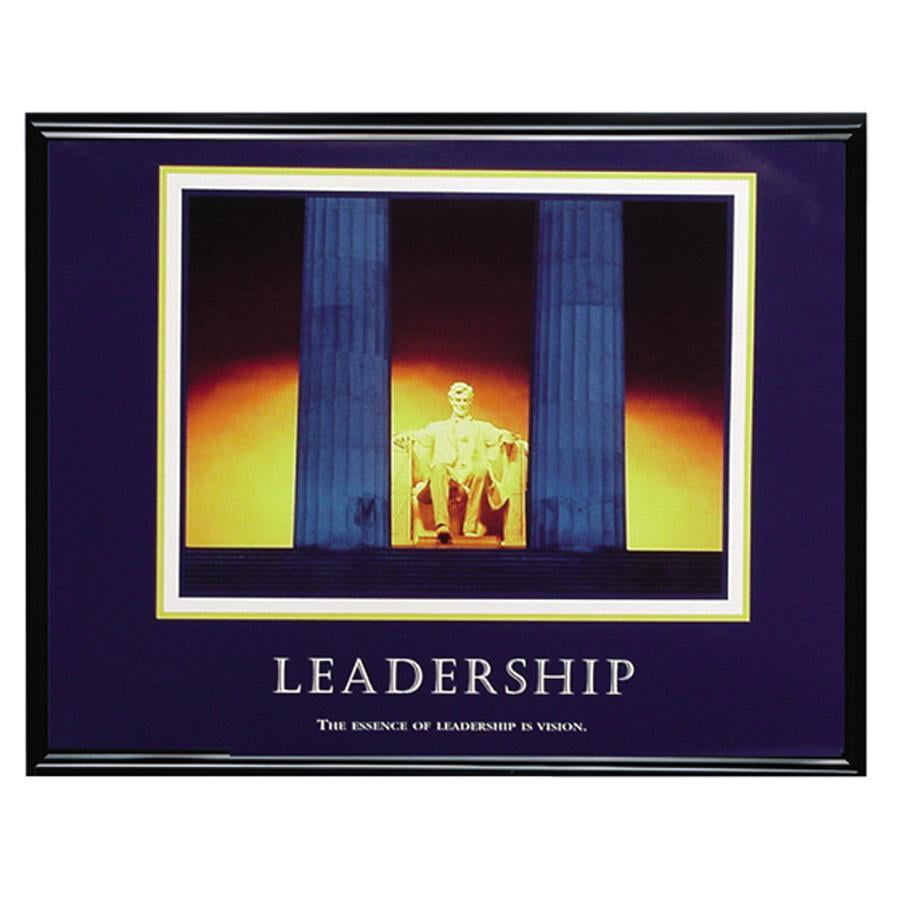 Advantus, AVT78035, Motivational Leadership Framed Poster, 1 Each ...