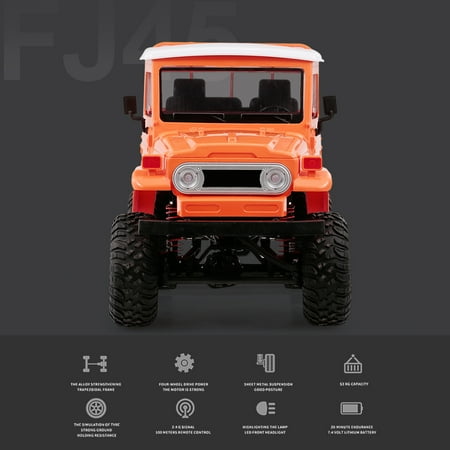 MN-45 RC Crawler 2.4G 4WD Racing Off-road Truck 4x4 1/12 Scale RC Car ...