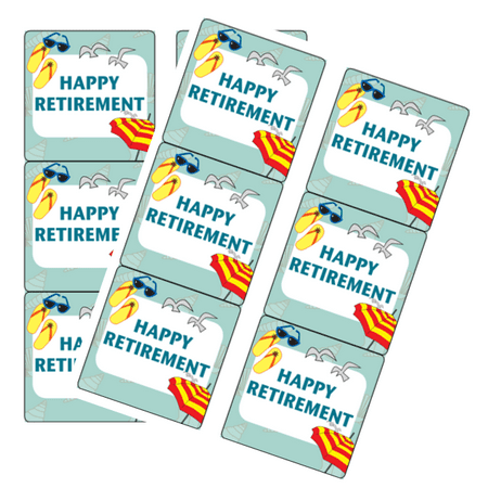 120ct Happy Retirement Stickers - Walmart.com
