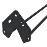 LTL Duraline Table Legs Wired Black Steel 16", Set of 4 - Walmart.com