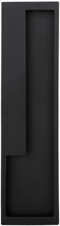 Black Recessed Invisible Sliding Door Push/Pull Flush Door Handle ...
