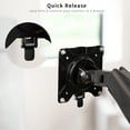 VIVO Black Adapter VESA Bracket Kit and Wall Mount for Monitor, Stand ...