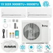 Ktaxon 2 Zone 18000 BTU Mini Split AC and Heating System, 19 SEER2 ...