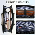 4 count Sets Laptop Bag for Women Large Leather Laptop Briefcase with ...