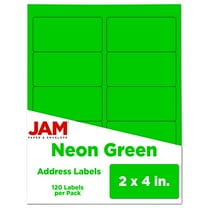 Avery Address Labels, 2" x 4", Assorted Neon, 150 Total (5978 ...