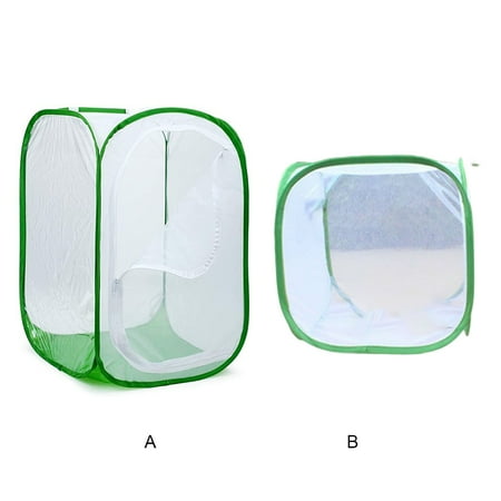 Insect Habitat Net Foldable Cage Breeding Incubator Portable Garden ...