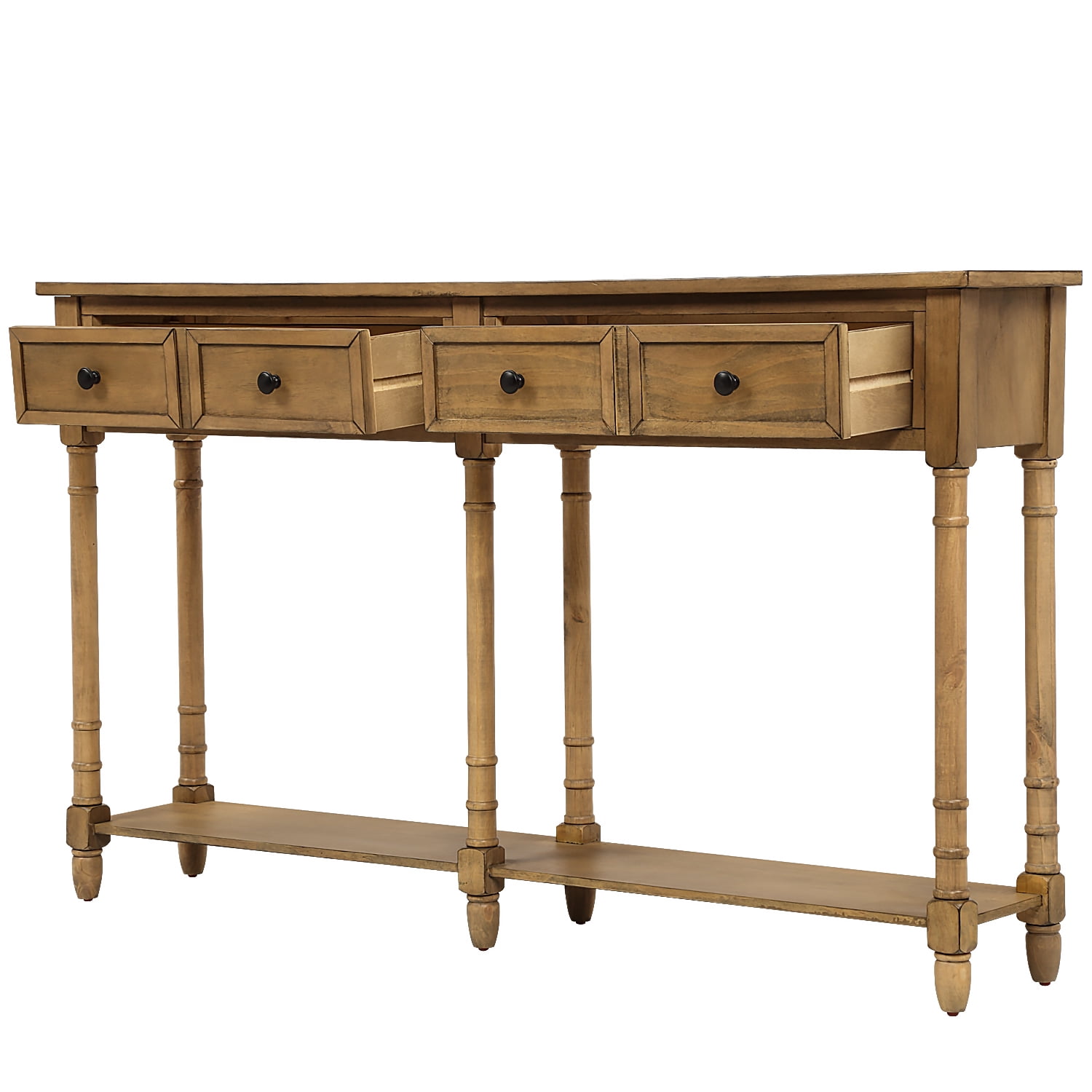 Click here for Sumdeal 58 Rustic Console Table With Storage Drawe... prices