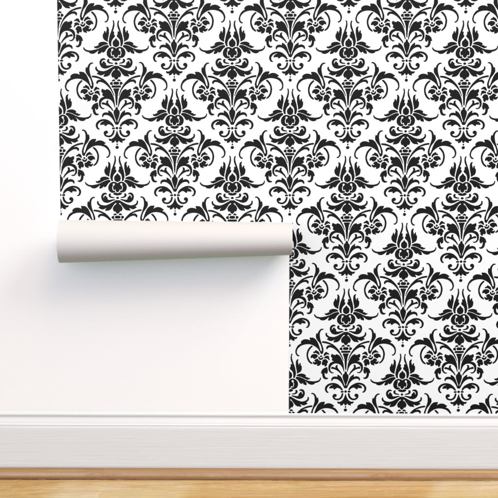 Fancy Black And White Wallpaper