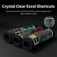 Excel Cheat Sheet Mouse Pad, Keyboard Mats for Desk, Excel Mousepad for ...