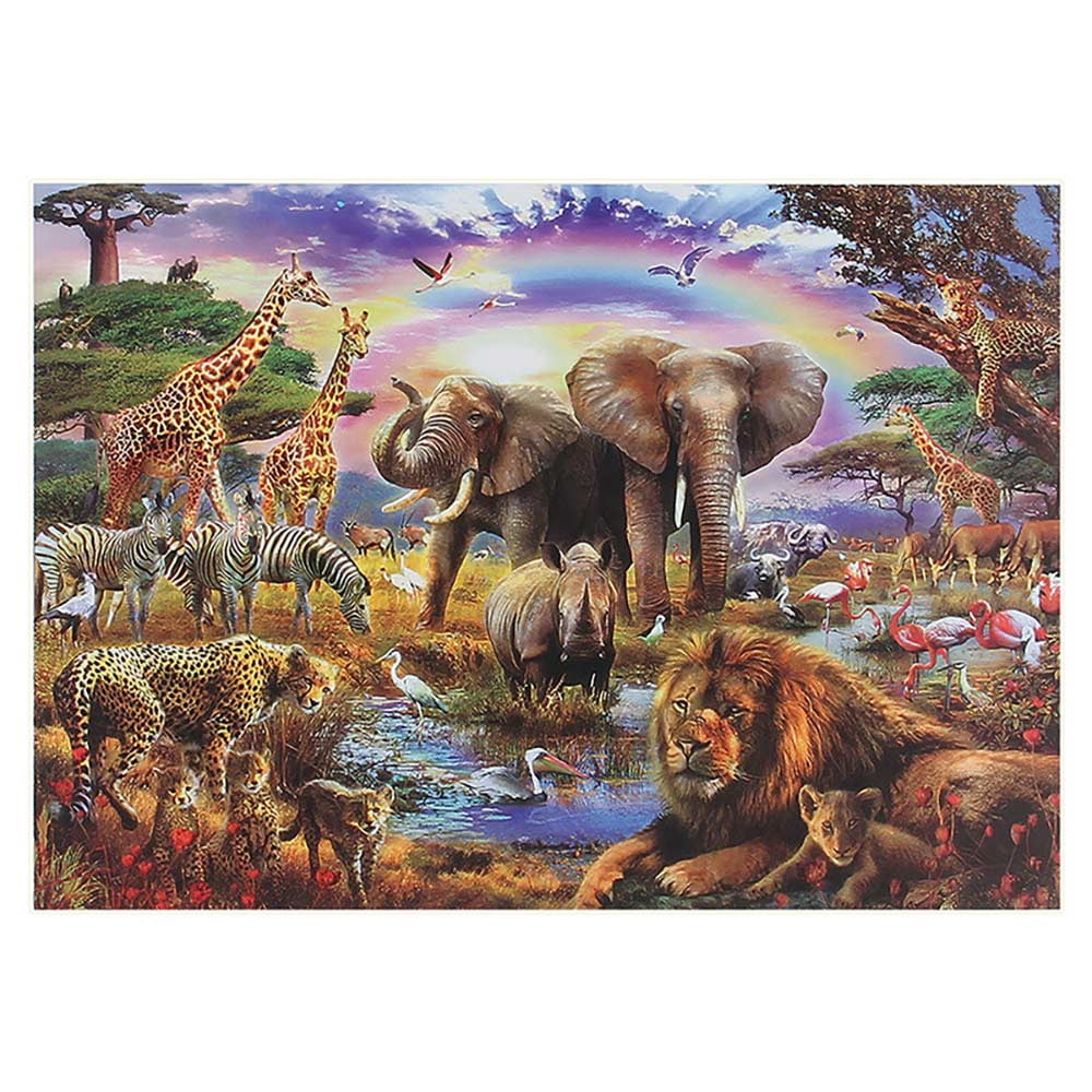 Houkiper 1000 Pieces Puzzles Forest Animal Jigsaw Adult Jigsaw Puzzle ...