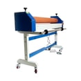 63in Electric Manual Cold Laminating Machine Rubber Roller Cold ...