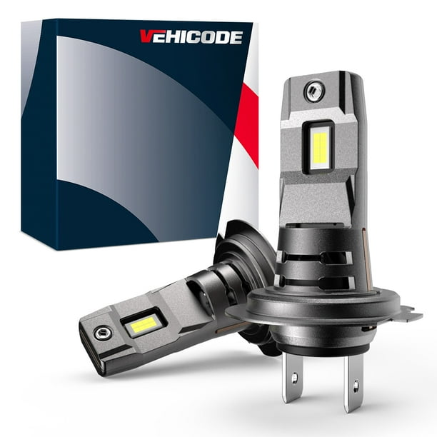 VEHICODE H7 H7LL LED Headlight Bulb with Fan High Low Beam Fog Light ...