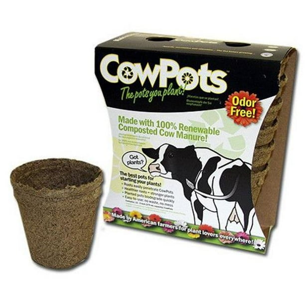 CowPots #3 Round Pot - 20 pots - Walmart.com - Walmart.com