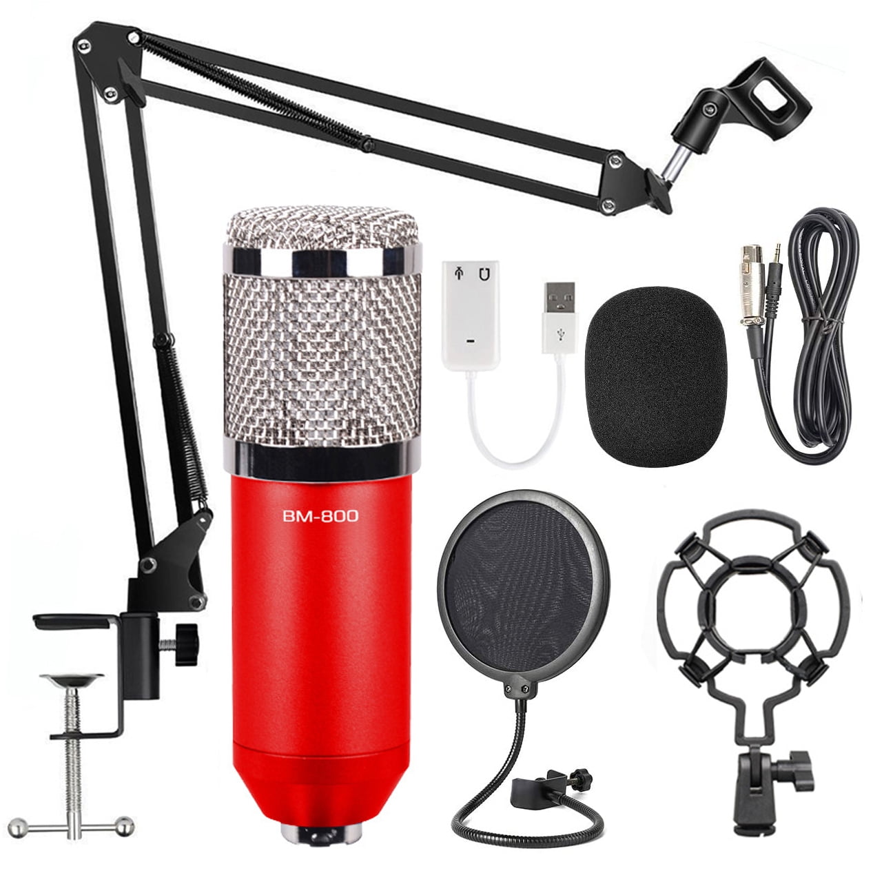 Condenser Microphone Bundle, BM-800 Mic Kit with India | Ubuy