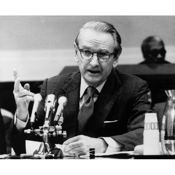 Rockefeller Family. Philanthropist Laurance Rockfeller Testifying ...