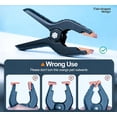 12 Pack Heavy Duty Spring Clamps, 4.5 Inch Nylon Clamps with Grip Jaw ...