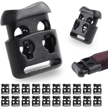 Paracord Planet Double Bow Cord Lock - Dual Hole Cord Stopper, Toggle ...