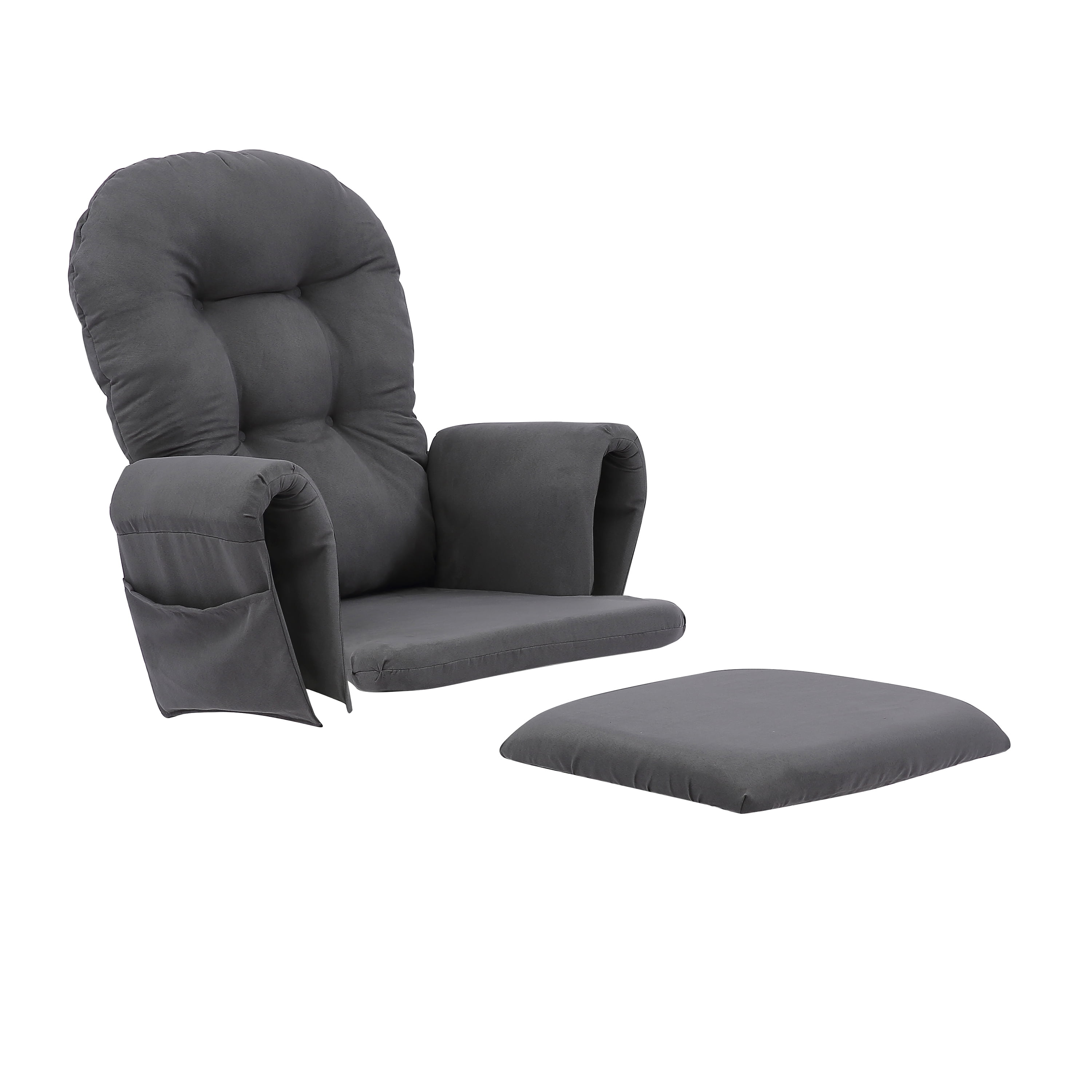 Willow Replacement Cushions for Glider Rocking Chair, Gray - Walmart.com