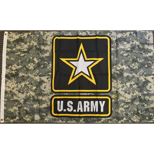 3x5 Camo United States Army Star Flag Military USA Camouflage Banner ...