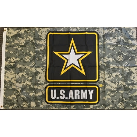 3x5 Camo United States Army Star Flag Military USA Camouflage Banner ...