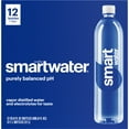 Smartwater Alkaline Water with Electrolytes, Vapor-Distilled, 1L, Pack ...