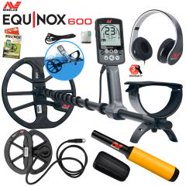 Minelab Equinox 800 Waterproof Metal Detector With 11" DD Search Coil + Minelab Pro Find ...